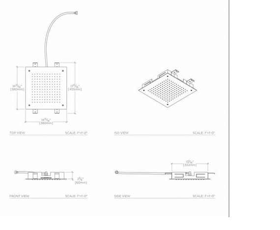 Ceiling Shower Head Installations All In One Installation Manuals